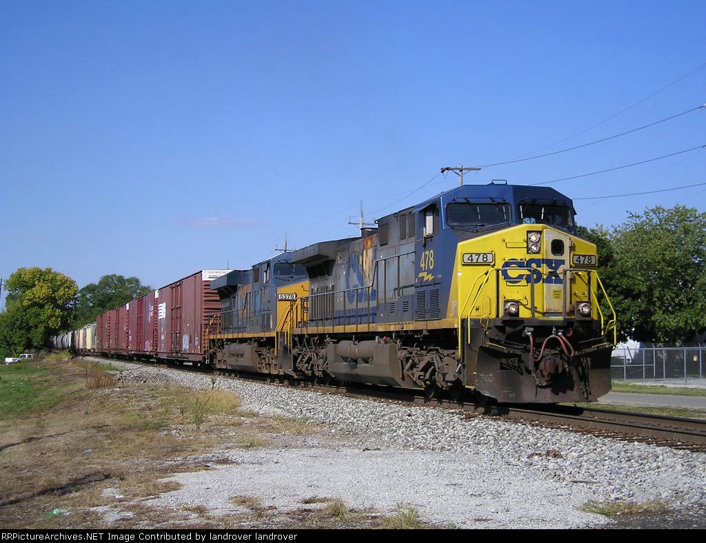 CSXT 478 On CSX Q 507 Eastbound